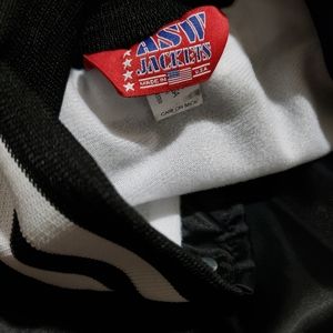 ASW Jackets | Jackets & Coats | Vintage Asw Small Black Versity Jacket ...